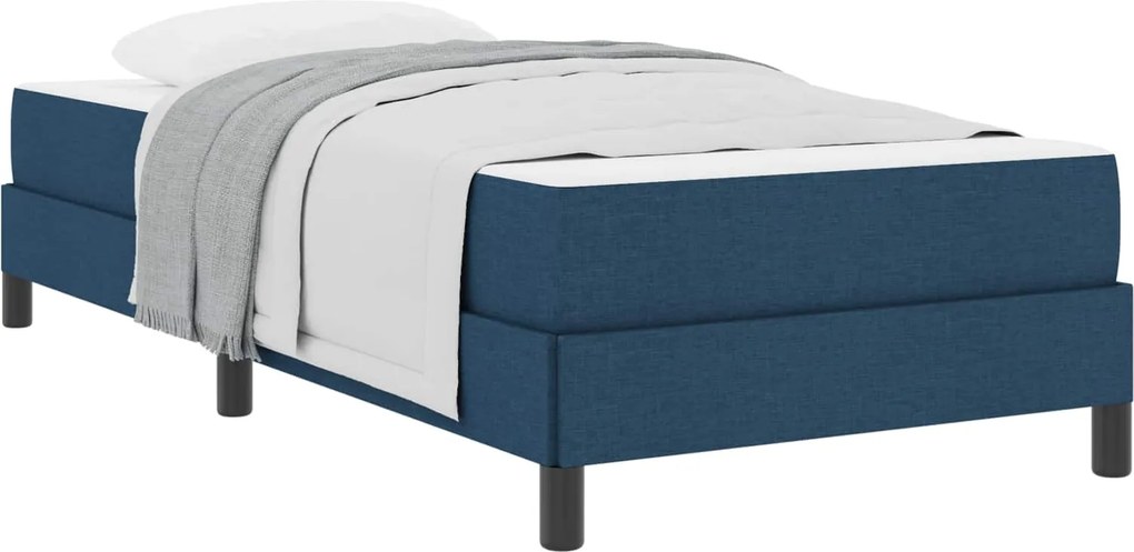 Postel s boxspringem Modrá 80 x 200 cm textil 3398450