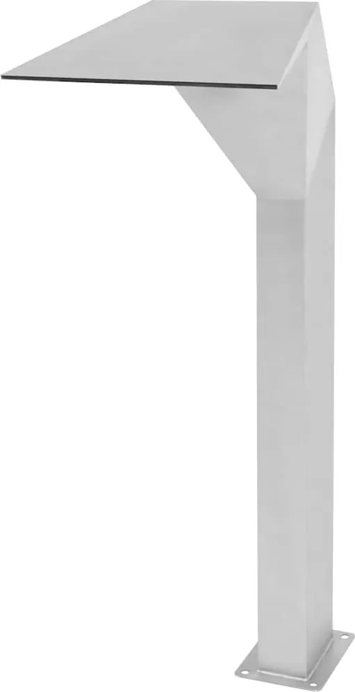 vidaXL Bazénová fontána nerezová ocel 50 x 30 x 90 cm stříbrná