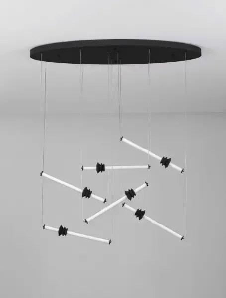 LED stmívatelný černá designové svítidlo Atmosfera