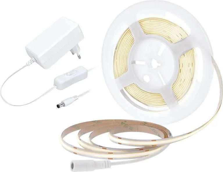 COB LED světelný pásek WM59 5 m, neutrální bílá