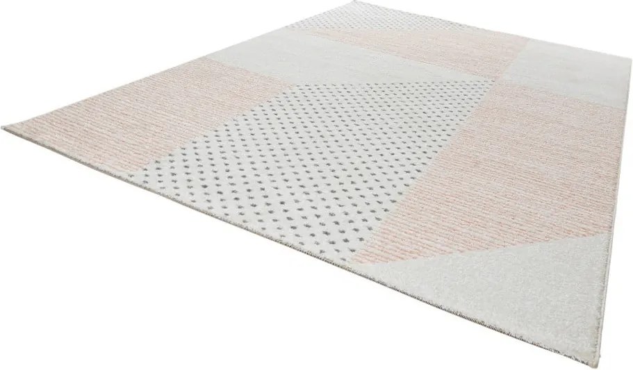 Krémovo-růžový koberec Mint Rugs Madison, 160 x 230 cm