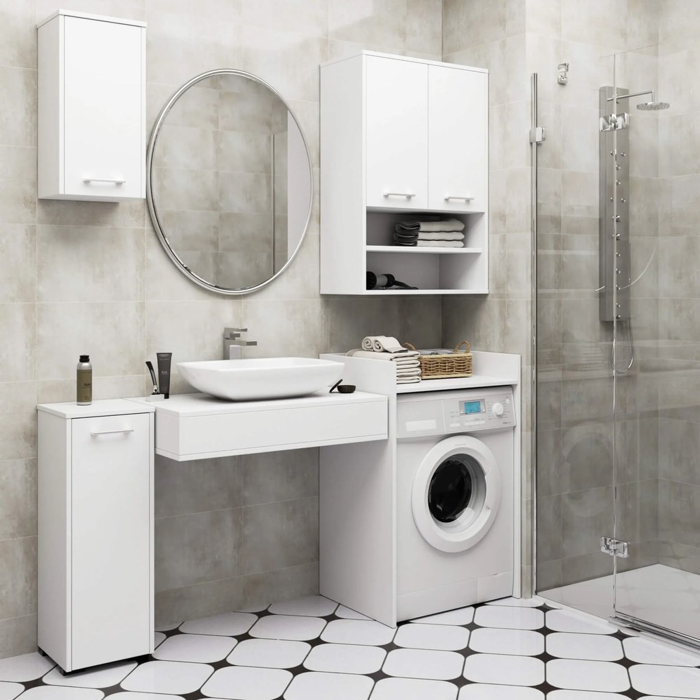 Závěsná koupelnová skříňka Fin W64 2D 64 cm - výběr z 9 provedení