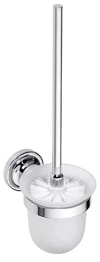 BEMETA WC štětka 11x37,5 cm stříbrná/bílá 144313012