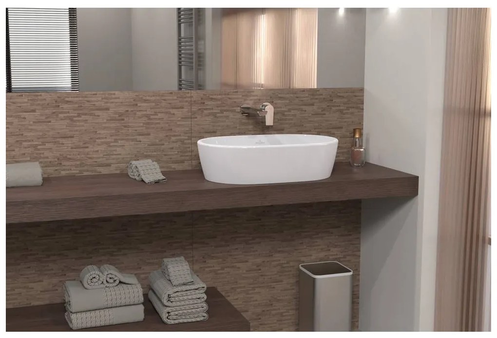 Villeroy & Boch Villeroy Boch Architectura - Umyvadlo na desku, 600x400x155 mm, bez přepadu, alpská bílá 5A266101