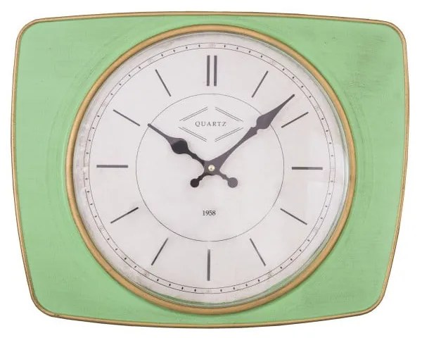 Hodiny Antic Line Pendule Verte Vintage