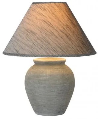 LUCIDE RAMZI Table Lamp E27 H42cm Grey, stolní lampa