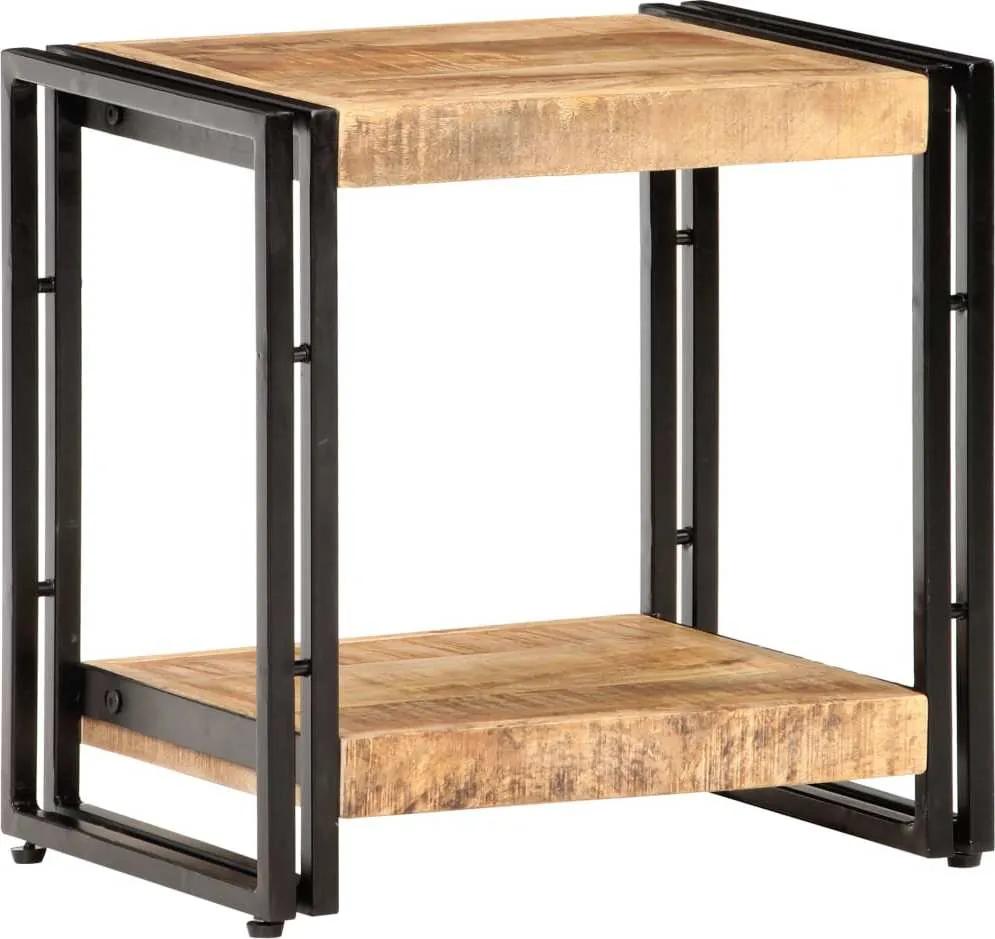 vidaXL Odkládací stolek 40 x 30 x 40 cm hrubé mangovníkové dřevo [320682]