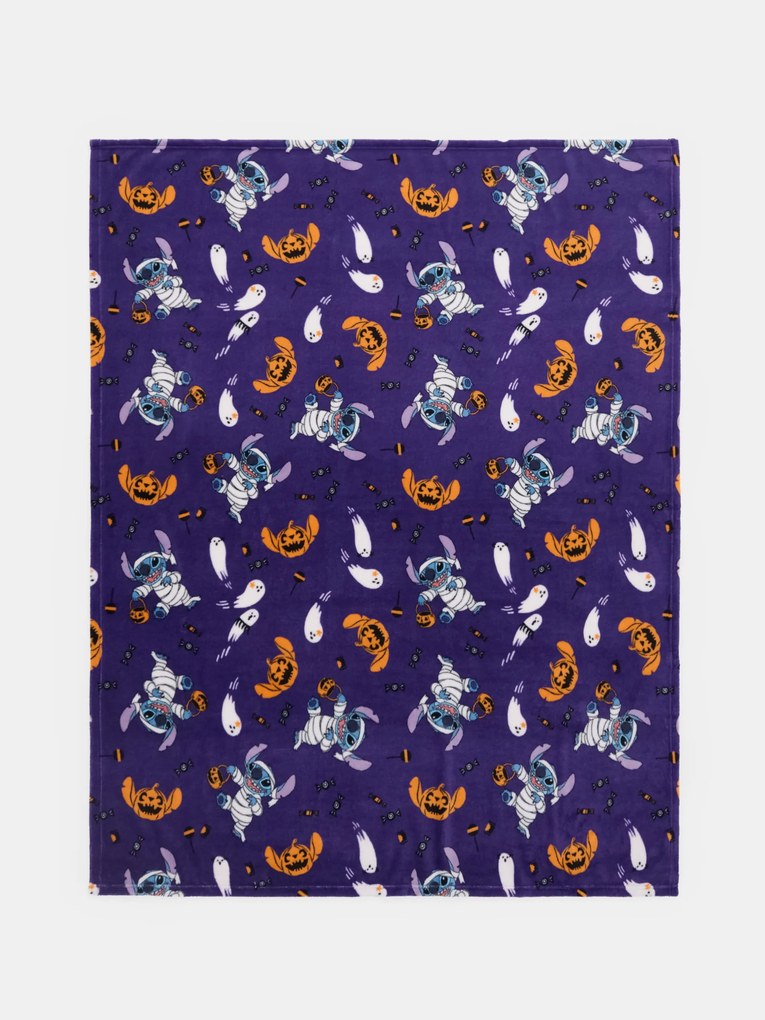 Sinsay - Přehoz s motivem Halloween Stitch - fialová