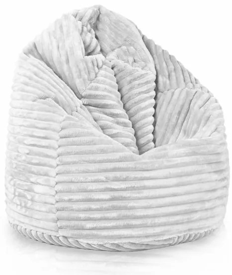 Sedací pytel Bag Sako XL stripe TiaHome - svetlo sivá