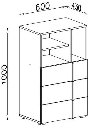 Meblar Komoda Remo RM7