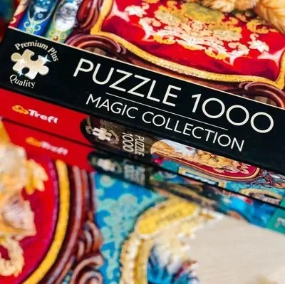 Trefl - Puzzle - Premium Plus Magic Collection: Kočkománie / 1000 dílk