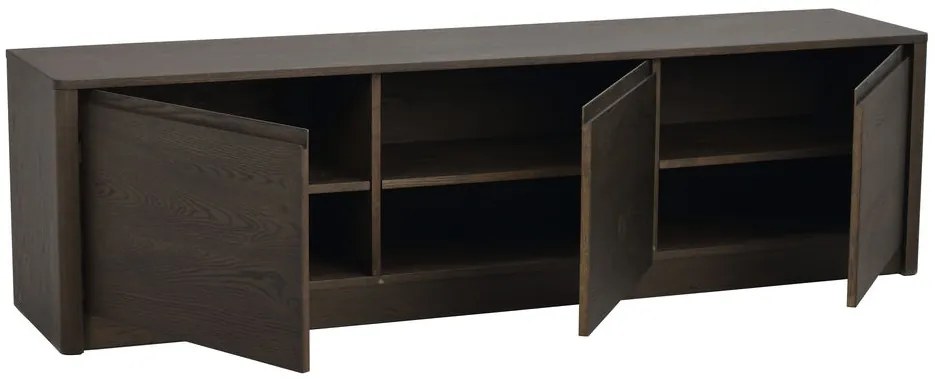 ROWICO Příborník MELSTONE tmavě hnědý 180x40 cm