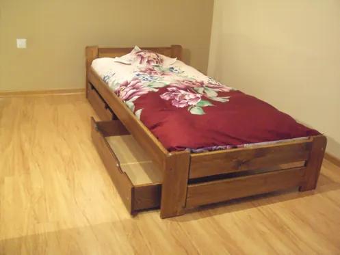 Úložný prostor pod postel v150 x š57 x h26 cm (Barva dřeva: Borovice)