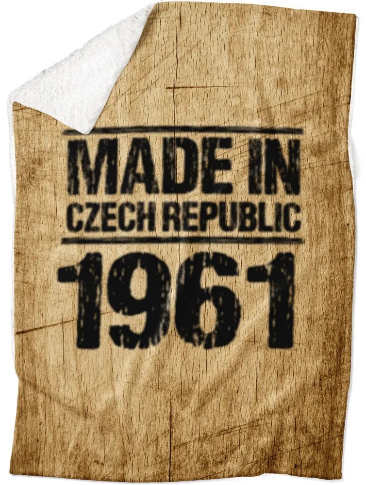 Deka Made In (rok: 1961, Podšití beránkem: ANO)
