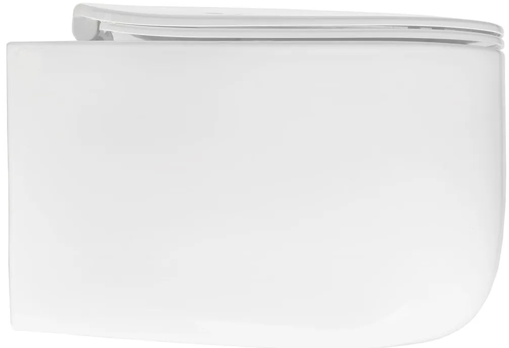 Kerasan, NOLITA WC sedátko, SLIM, Soft Close, bílá, 539101