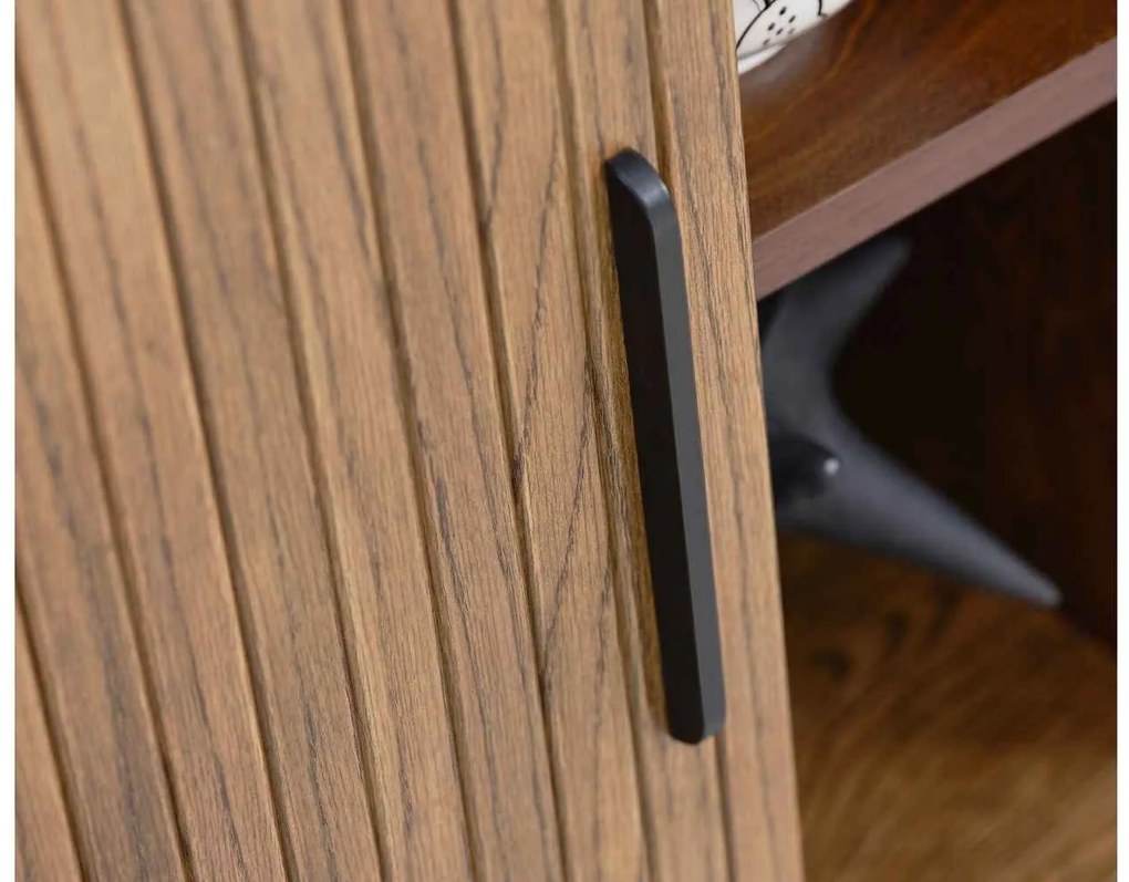 Designová komoda Vasiliy 140 cm kouřový dub