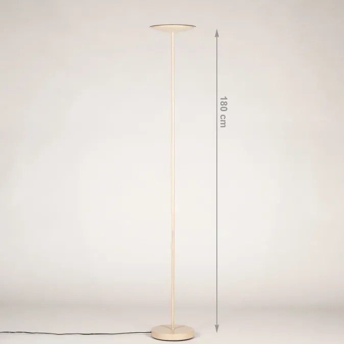 Stojací LED lampa se stmívačem Opus Taupe