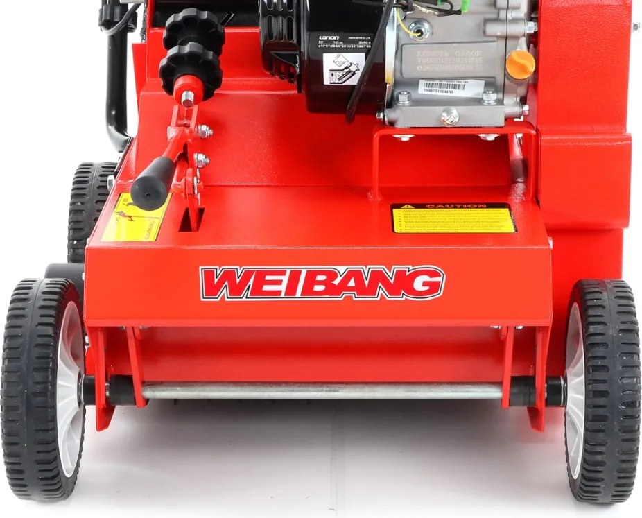 Weibang WB384RC | Vertikutátor benzínový, záběr 38 cm, profi flexi nože, koš, OHV 163 ccm
