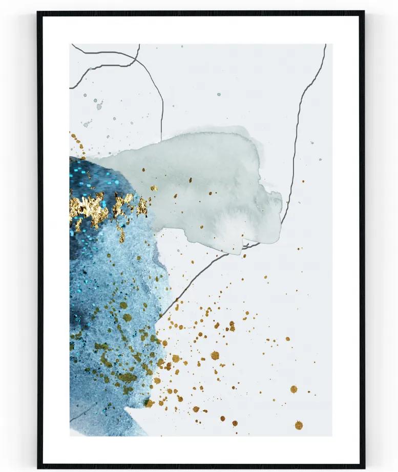 Plakát / Obraz Goldi S okrajem Pololesklý saténový papír 210 g/m² A4 - 21 x 29,7 cm