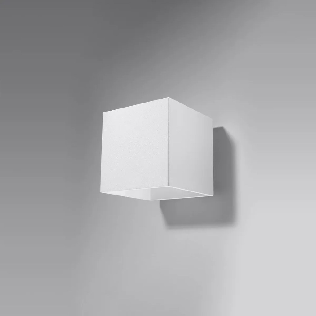 Sollux Lighting Nástěnné svítidlo QUAD 1 bílé