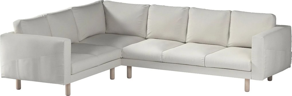 Potah na pohovku IKEA Norsborg rohová 5-místná barva šedá látka pletený vzor