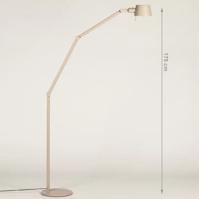 Stojací designová lampa Niki Taupe Big