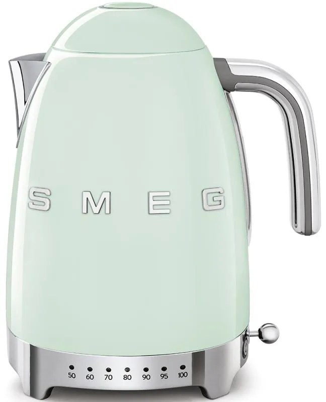 SMEG KLF04PGEU rychlovarná konvice s variabilní teplotou pastelově zelená