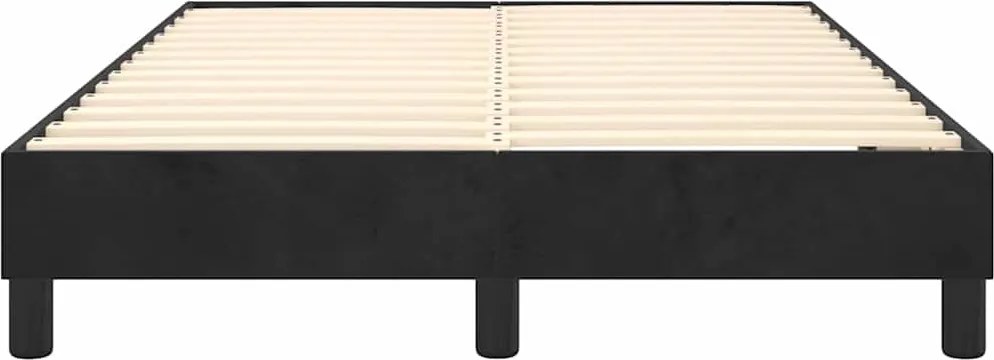 Rám postele s boxspringem černý 120 x 200 cm samet 3120762
