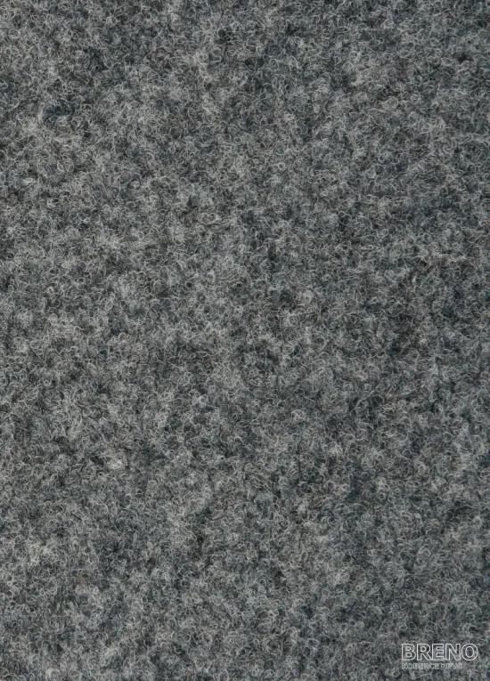 Metrážový koberec zátěžový Rambo Res 37 šedý - šíře 4 m