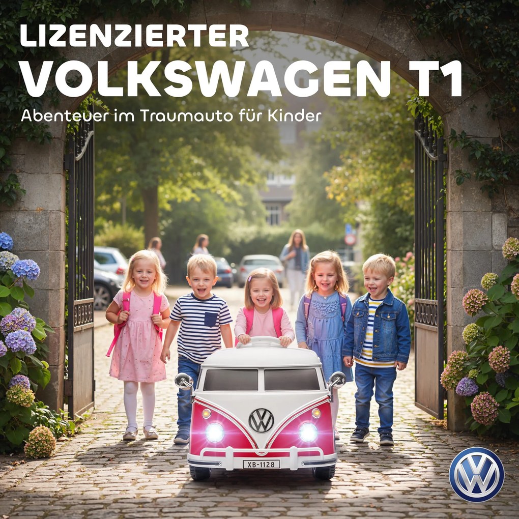 AIYAPLAY dětské elektroauto, 12V dětské vozidlo s MP3, dvoumotorové, elektrické vozidlo s klaksonem, měkký start, 89x49x41,5 cm, červená