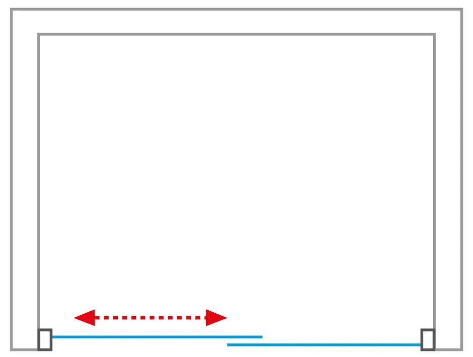 Roth Proxima Line sprchové dveře posuvné 120 x 200 cm 526-1200000-00-15 brillant / satinato