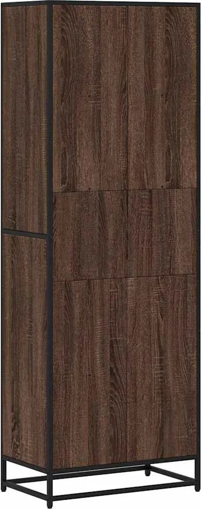 Knihovna hnědý dub 60 x 35 x 170,5 cm kompozitní dřevo 3300854
