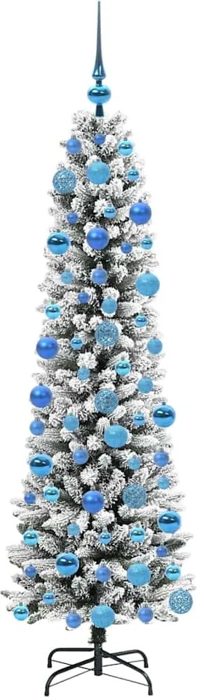 Umělý vánoční stromeček Bílá 180 cm PVC, kov a plast 3396112