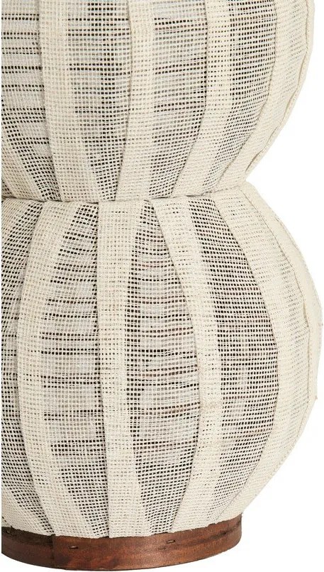 Dřevěná/látková lucerna (výška 48 cm) Arbore – Light & Living