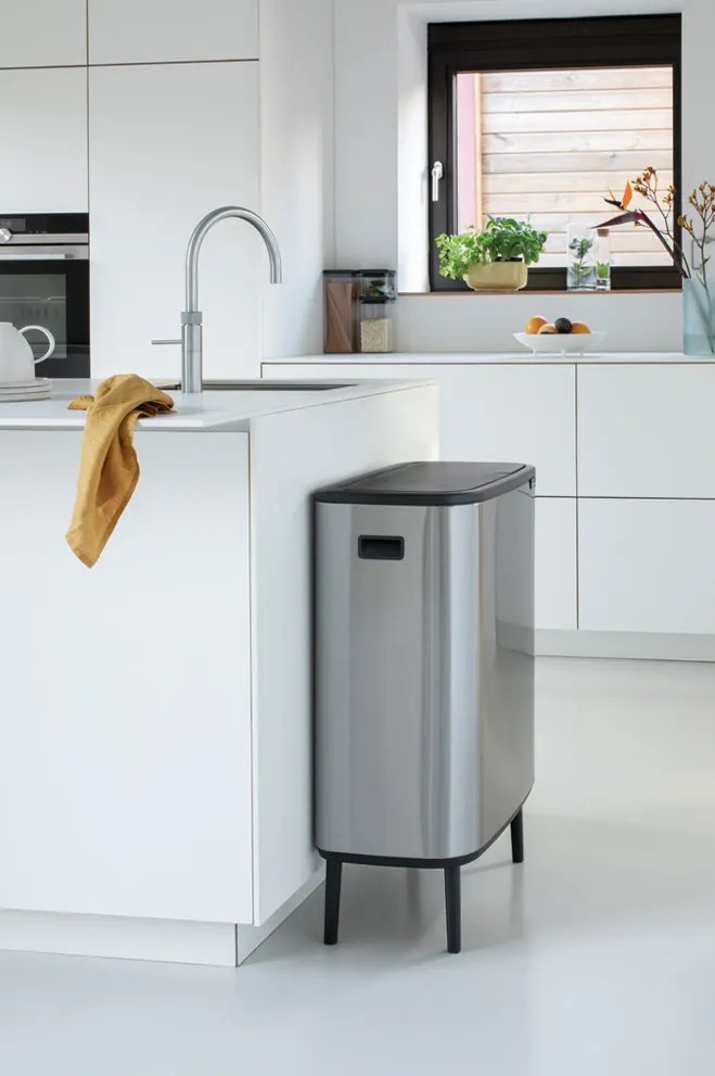 Brabantia BO Touch Bin 2x30L HI matná ocel otiskuvzdorná