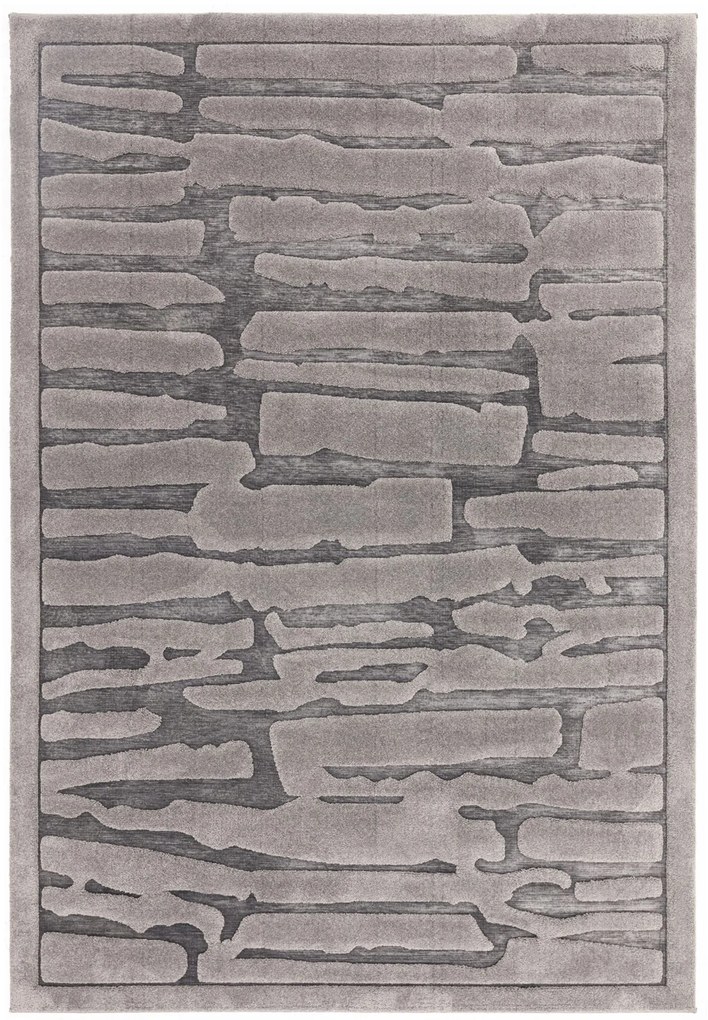 Tribeca Design Kusový koberec Baymax Charcoal Path Rozměry: 160x230 cm