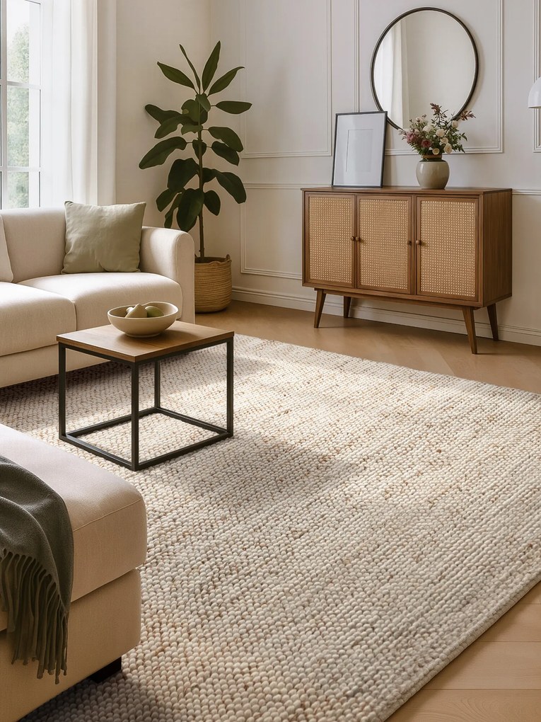 Villeroy & Boch Kusový koberec Peas 106280 Cream Beige, 120x180, béžová, ložnice