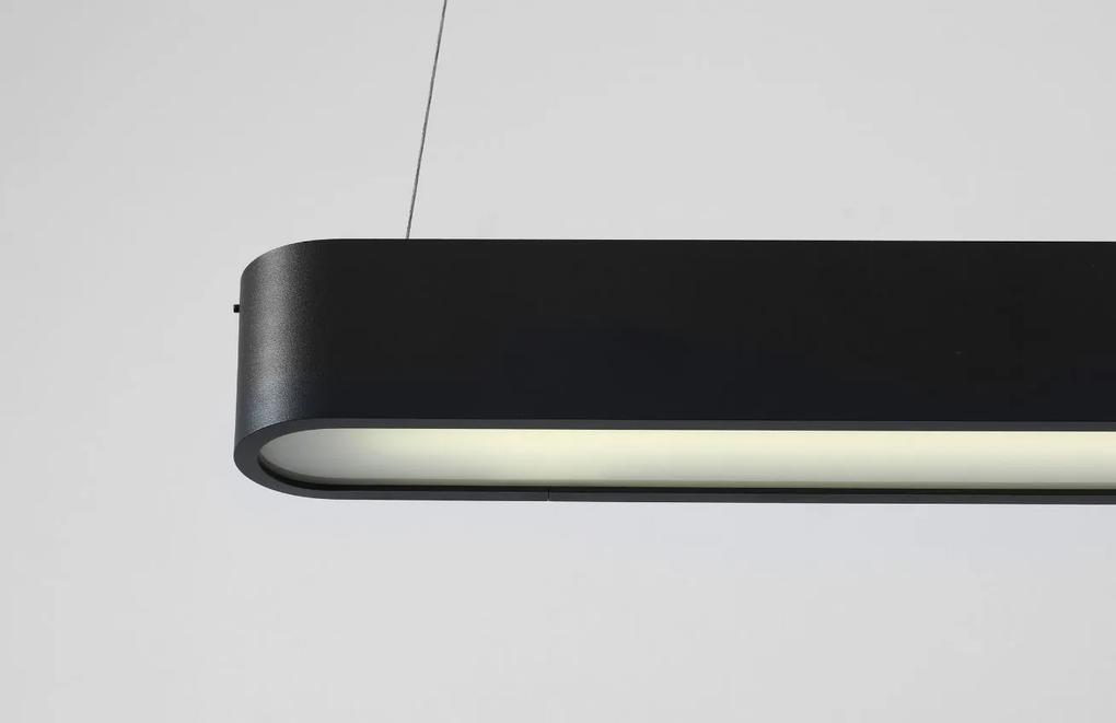 Nordic Design Závěsné světlo Paxon 90x6 cm, černá