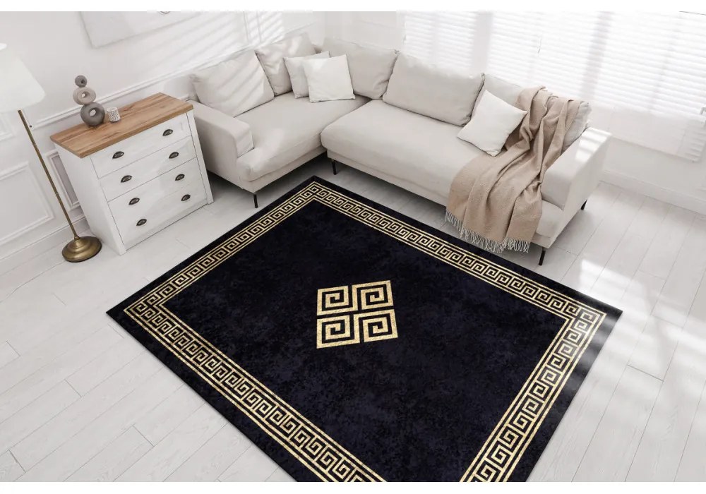 Kusový koberec Astre černozlatý 160x220cm