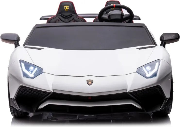 LEAN CARS Elektrické autíčko Lamborghini XXL A8803 bílé 24V