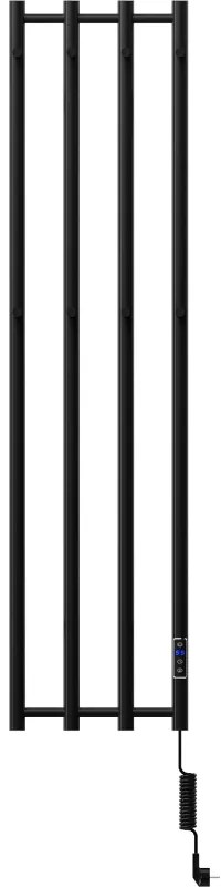 Mexen Pino, elektrické topné těleso s věšáky na ručníky 1405x347 mm, 250 W, černá, W301-1405-347-00-70