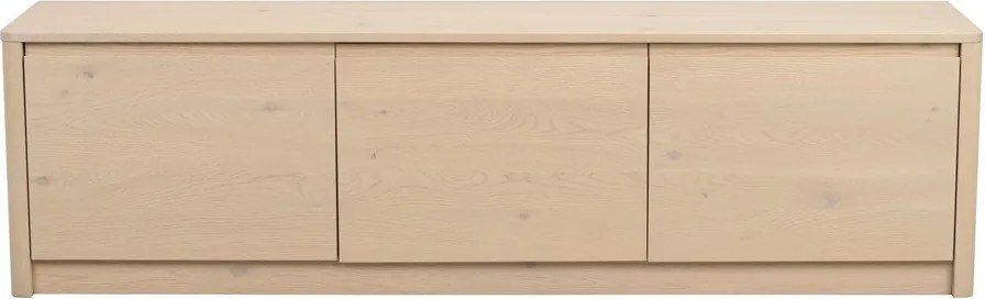 Komoda v dekoru dubu ve světle přírodní barvě 180x50x40 cm Melstone – Rowico