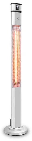 Blumfeldt Heat Guru Plus, infračervený ohřívač, 2000 W, 3 stupně vytápění, dálkový ovladač, štříbrný