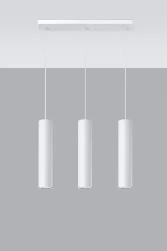 Lustr SOLLUX Lagos 3 GU10 3x40W bez zdroje SL.0325 bílá