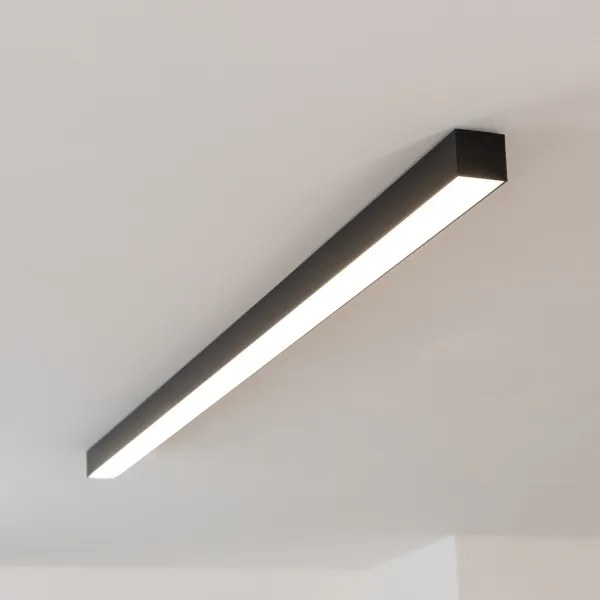 LED Stropní svítidlo ALLDAY BASIC LED/20/30/40W/230V 2700/4000/6000K 120 cm čer.