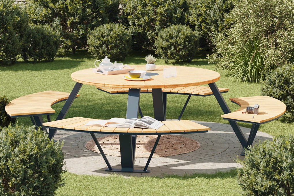 XXXLutz ZAHRADNÍ SESTAVA dřevo, kov Ambia Garden - Online Only zahradní nábytek - 002459003801