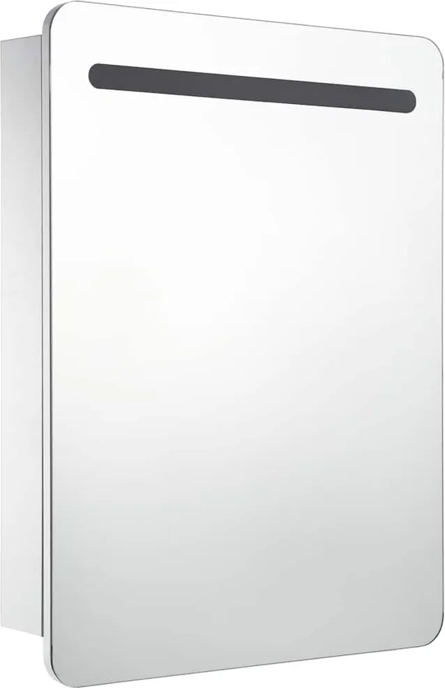 LED koupelnová skříňka se zrcadlem 60 x 11 x 80 cm 285118