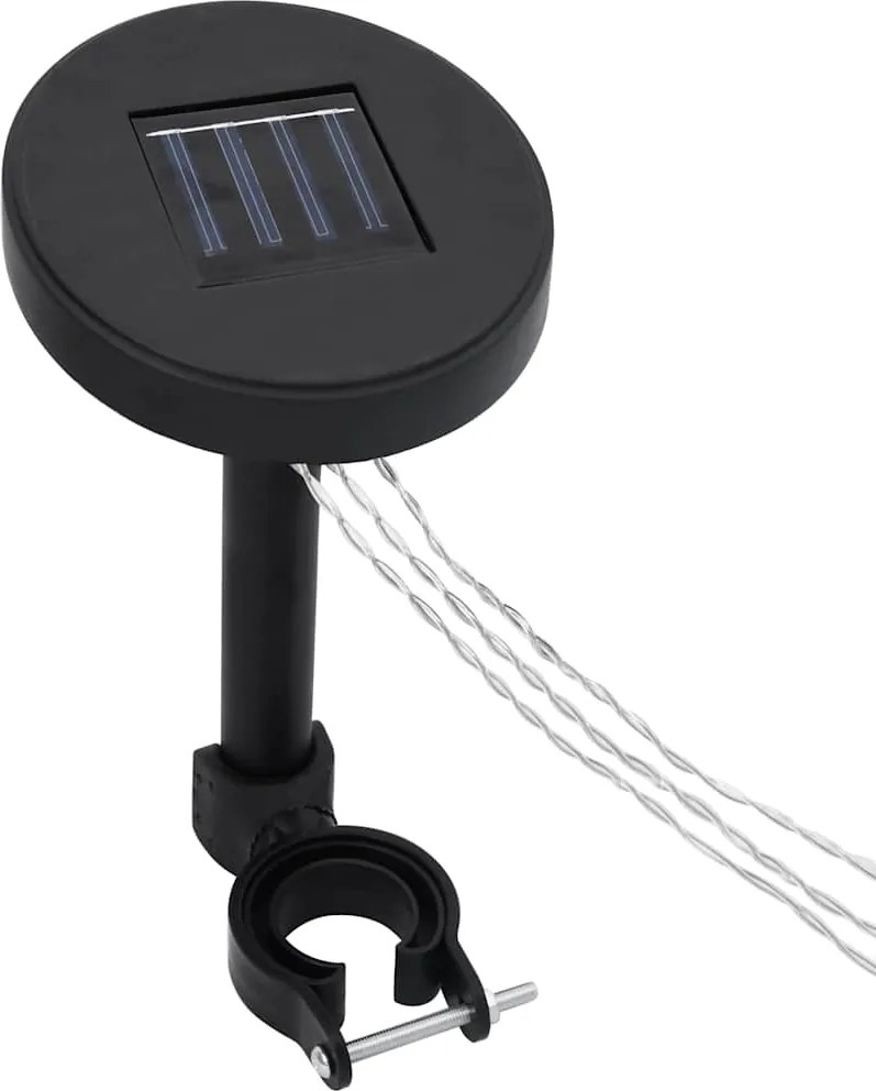 Altán se světelnými LED řetězy 3 x 3 m taupe 3070312
