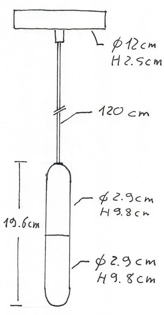 creative cables Závěsná lampa s textilním kabelem, objímkou e14 p-light s kovovými detaily Barva: Černá