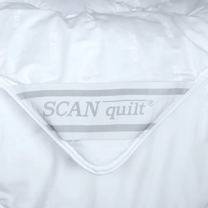 SCANquilt přikrývka COMFORT COTTON PLUS - antibakteriální celoroční - hřejivost střední Sq 5 140 x 220 cm - prodloužený
